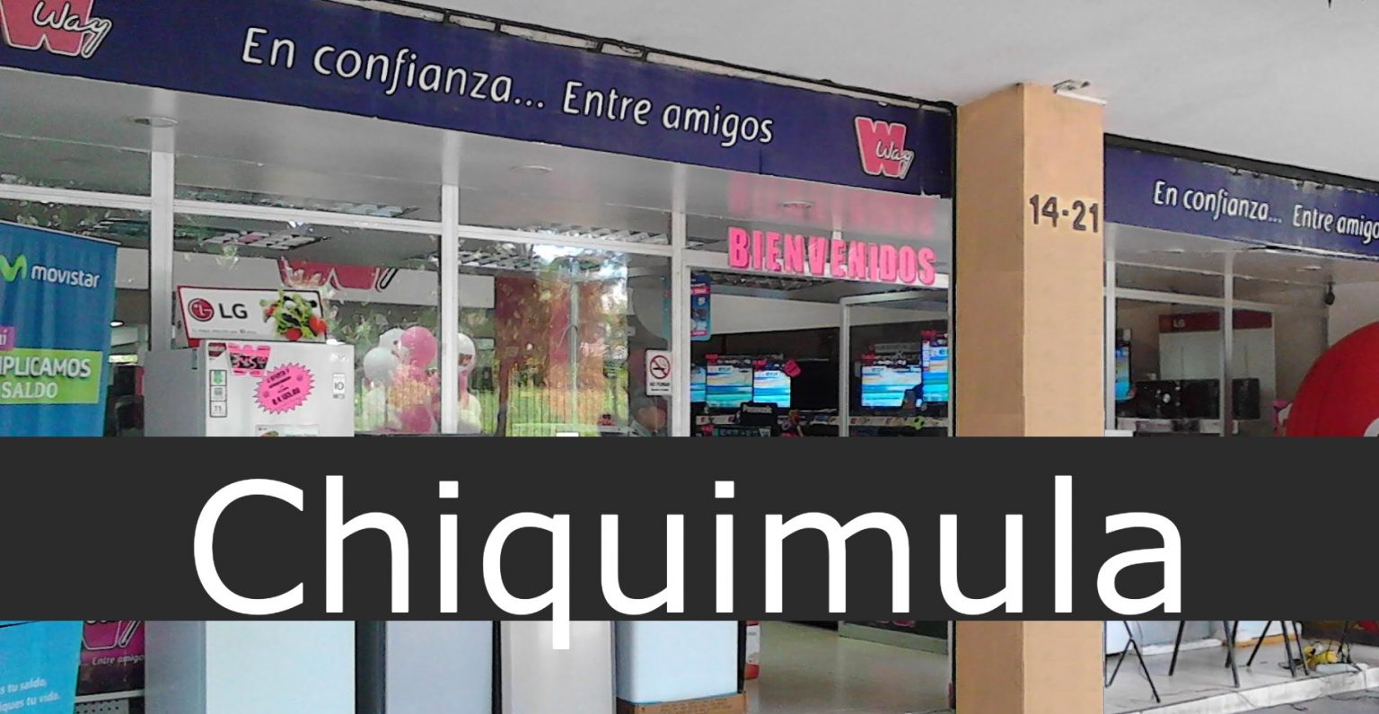 Agencias Way en Chiquimula - Sucursales